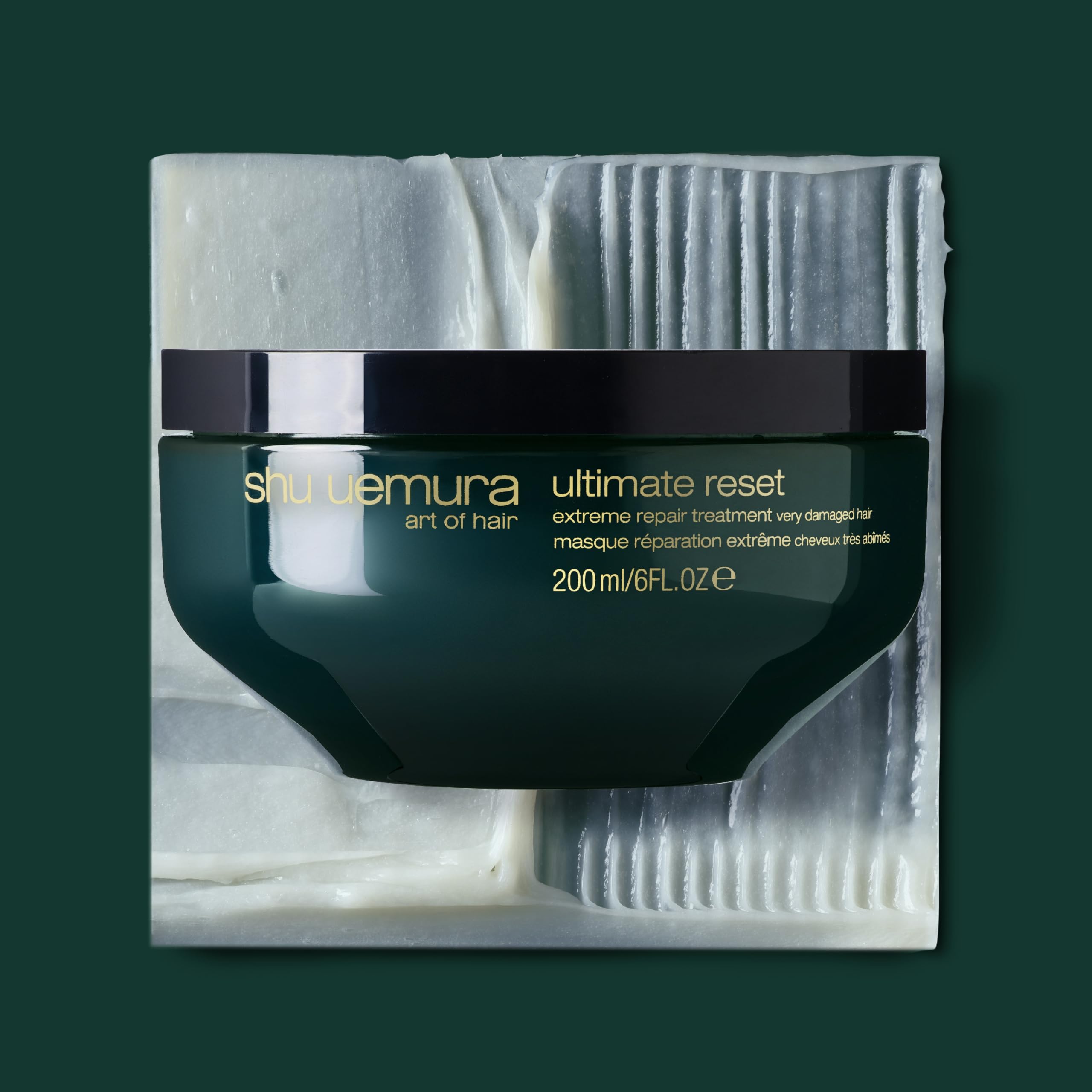 Shu Uemura Ultimate Reset Extreme Repair Hair Mask - Strengthens to Reduce Breakage and Split Ends, Deeply Conditions and Nourishes, With Japanese Rice Extract