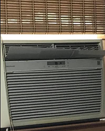 Adjustable Air Conditioner Deflector Confinement Air Deflector Outlet Air Wing Air Cooled Baffle Wind Direction Telescopic Windshield for Home, White