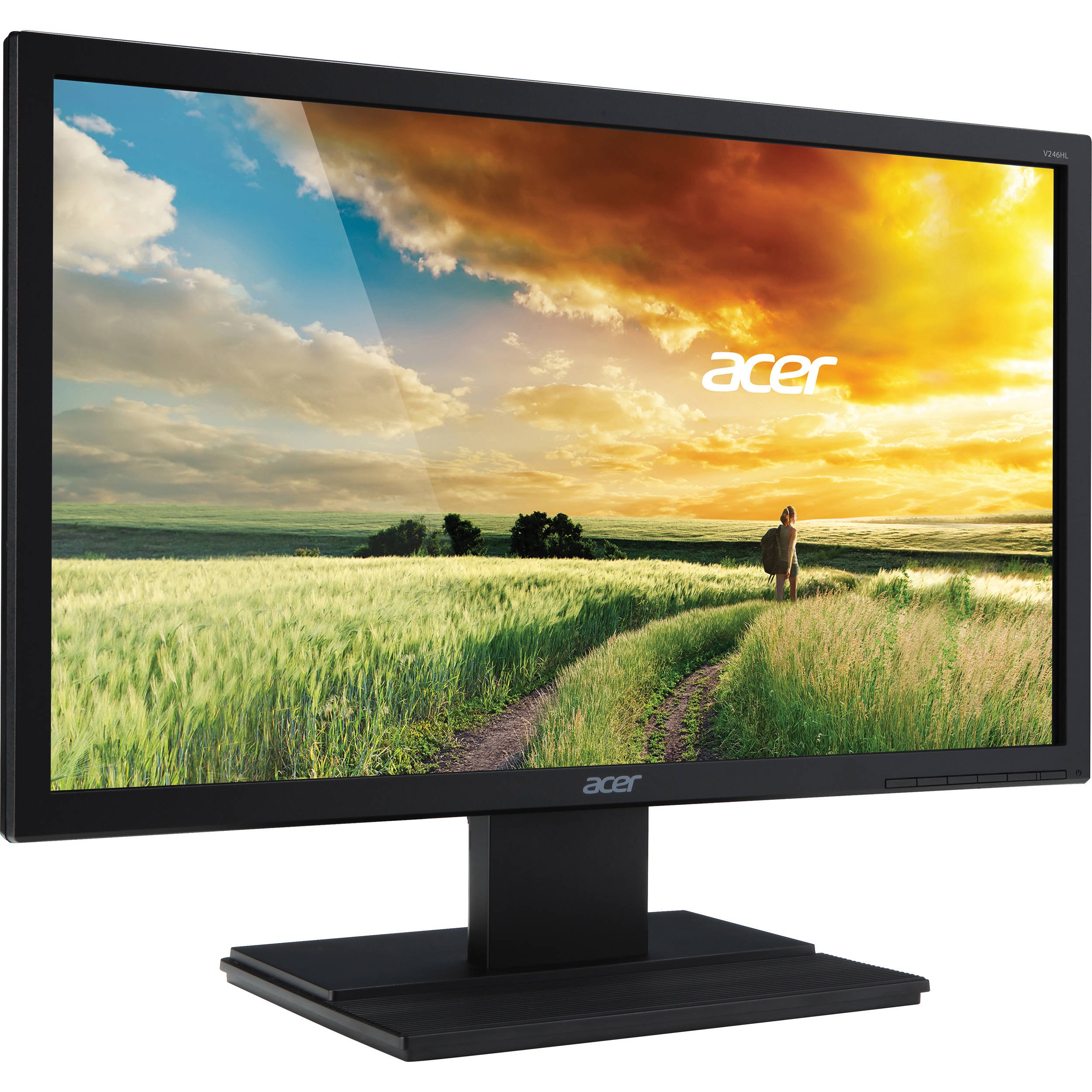 acer V246HQL - 23.6" Widescreen Monitor 1920x1080 60Hz 16:9 5ms GTG 250 Nit (Renewed)