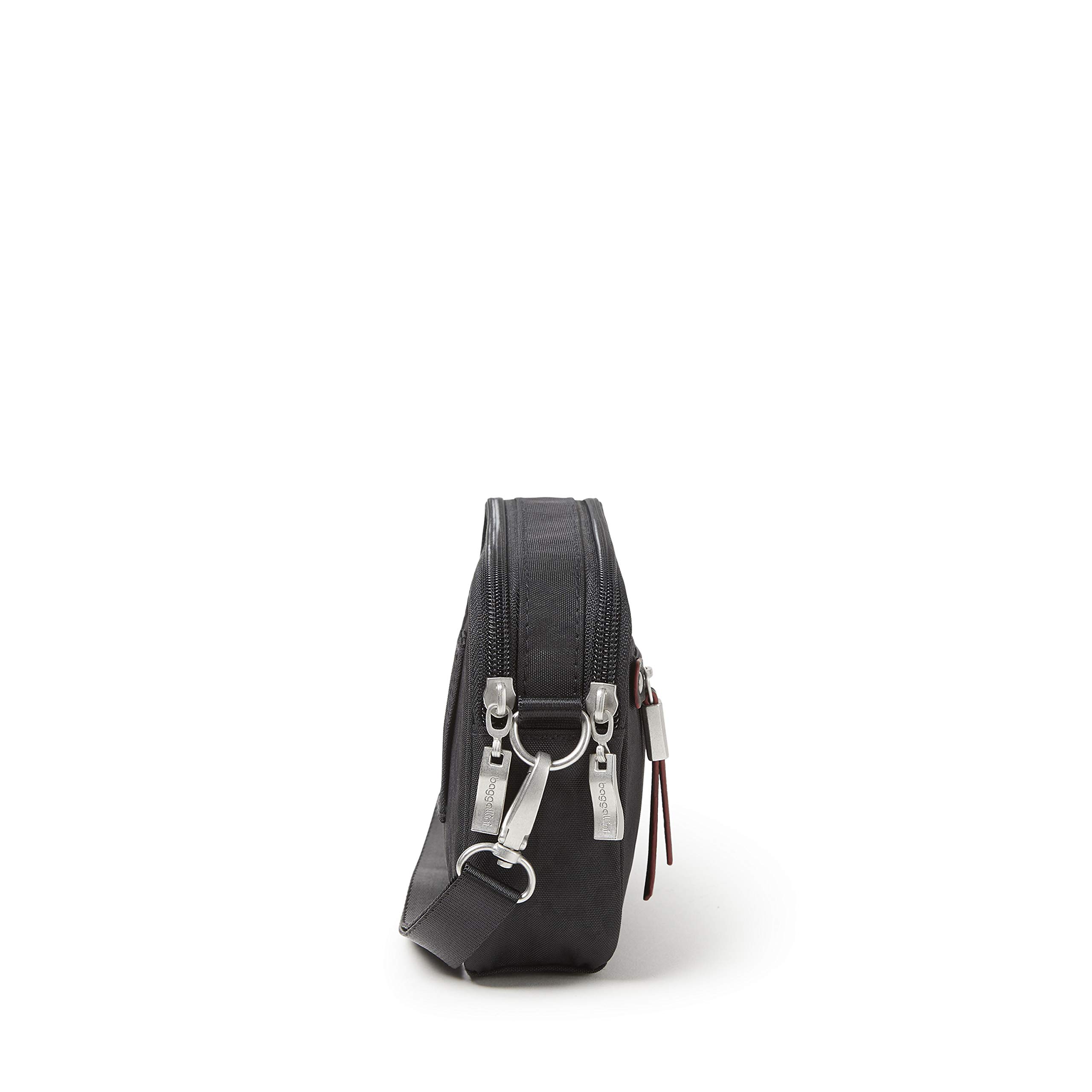 Baggallini womens RFID Festival Bag, Black Cheetah, One Size US