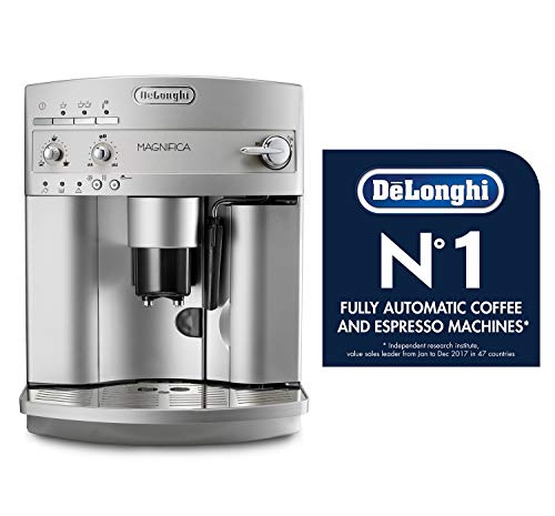 De'Longhi ESAM3300 Magnifica Super Automatic Espresso & Coffee Machine, Silver