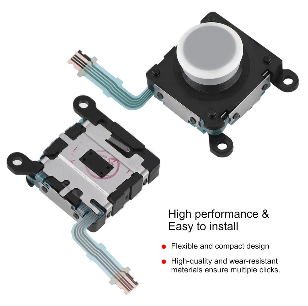 Wuqioei Analog Stick for PS Vita 2000, 3D Analog Joystick Button Stick Rocker Sensor Module Replacement Part, Easy to Install, Good Touch Feeling