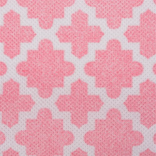 DII Non Woven Polyester Storage Bin, Pink Sorbet, Small Set of 4