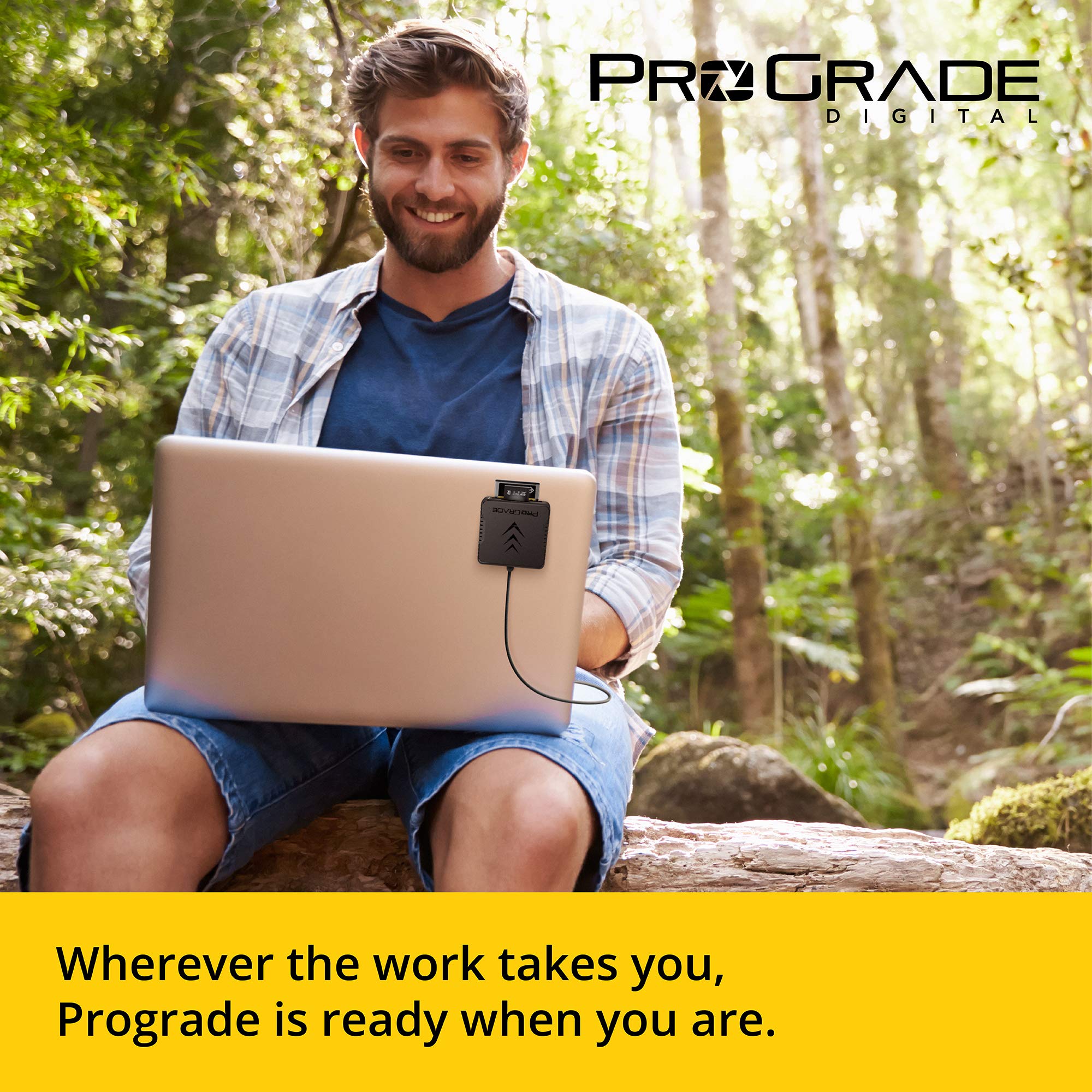 CFast and SD UHS-II Dual-Slot Memory Card Reader by ProGrade Digital | USB 3.2 Gen 2 for Professional Filmmakers, Photographers & Content Creators