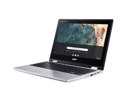 acer 11.6inch IPS 2-in-1 Convertible Touchscreen Chromebook, Intel Celeron N4000 Processor Up to 2.60GHz, 4GB RAM, 64GB SSD, WiFi, Bluetooth, Chrome OS-(Renewed) (64GB)