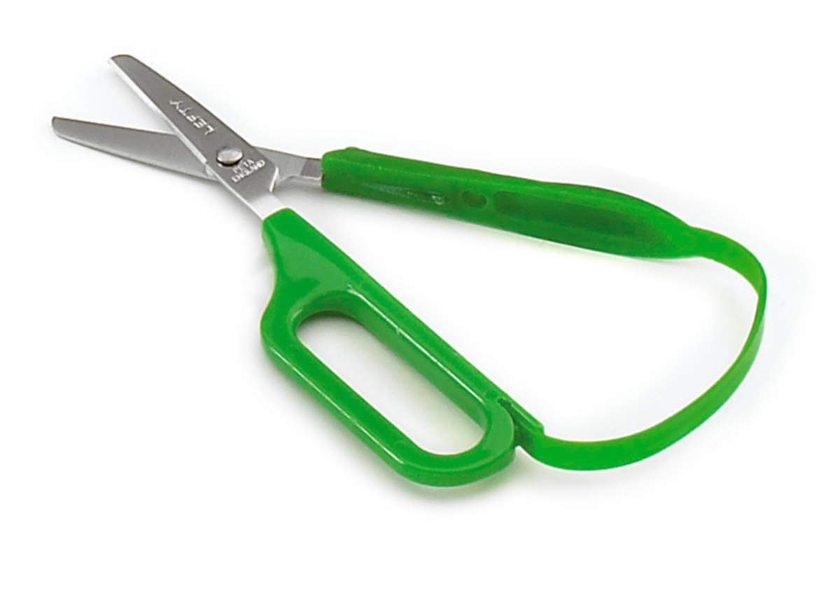 American Educational Products P-115 Long Loop Easi Grip Scissor, Left Handed 45 mm Round Ended Blade