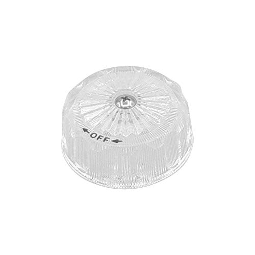 Avalon Shower Volume Control Handle, Mixet Tub and Shower Knob Replacement, Clear Acrylic