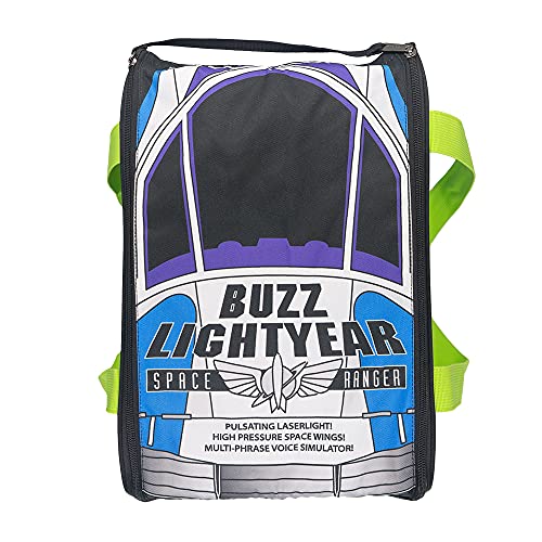 Buckle-Down Disney, Toy Story, Buzz Lightyear Spaceship Bag, Pet Carrier, Polyester Canvas, (IPC-DYANS)