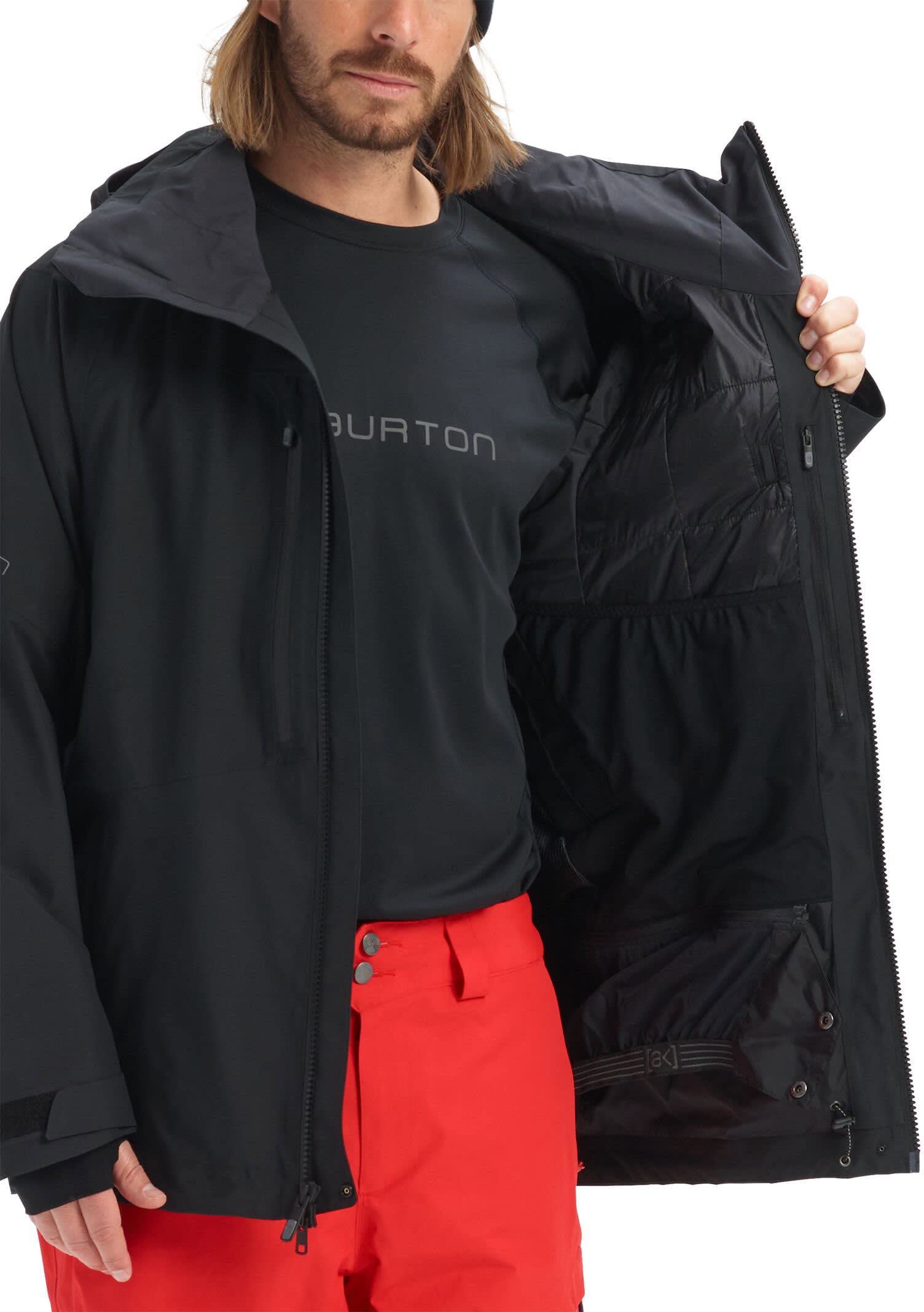 Burton Mens Ak Gore-Tex Swash Jacket, True Black New, Small