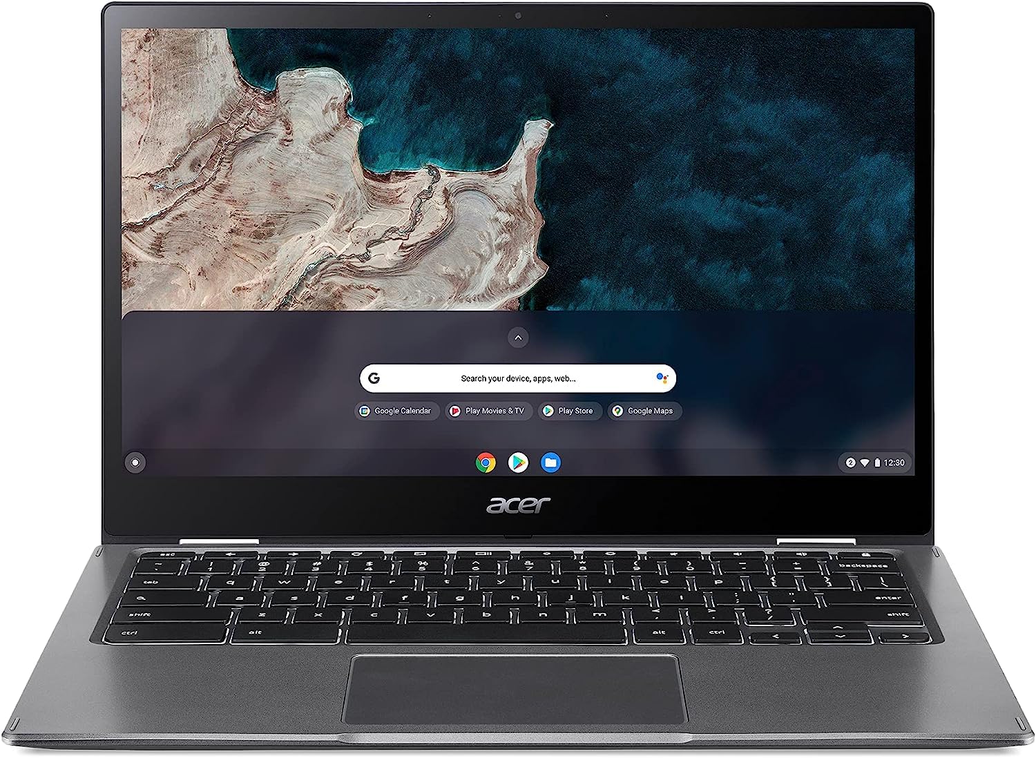 acer Convertible 2-in-1 CP513 Chromebook Enterprise 13.3inch Frameless FHD IPS Touchscreen Qualcomm 8-Core Processor 8GB DDR4 Ram 128GB SSD Webcam Chrome OS