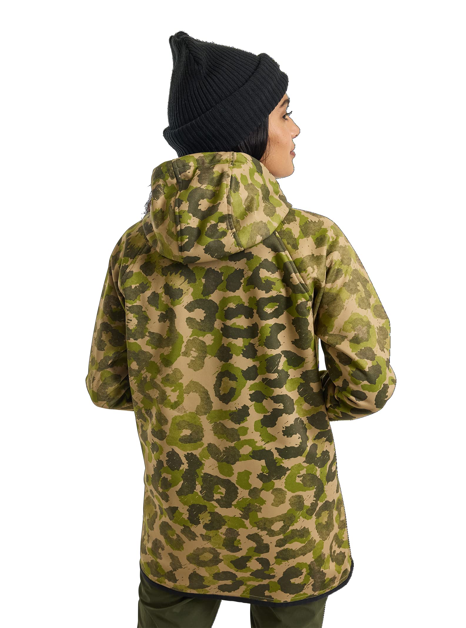 Burton Women's Standard Crown Weatherproof Long Full-Zip Fleece, Felidae, Medium