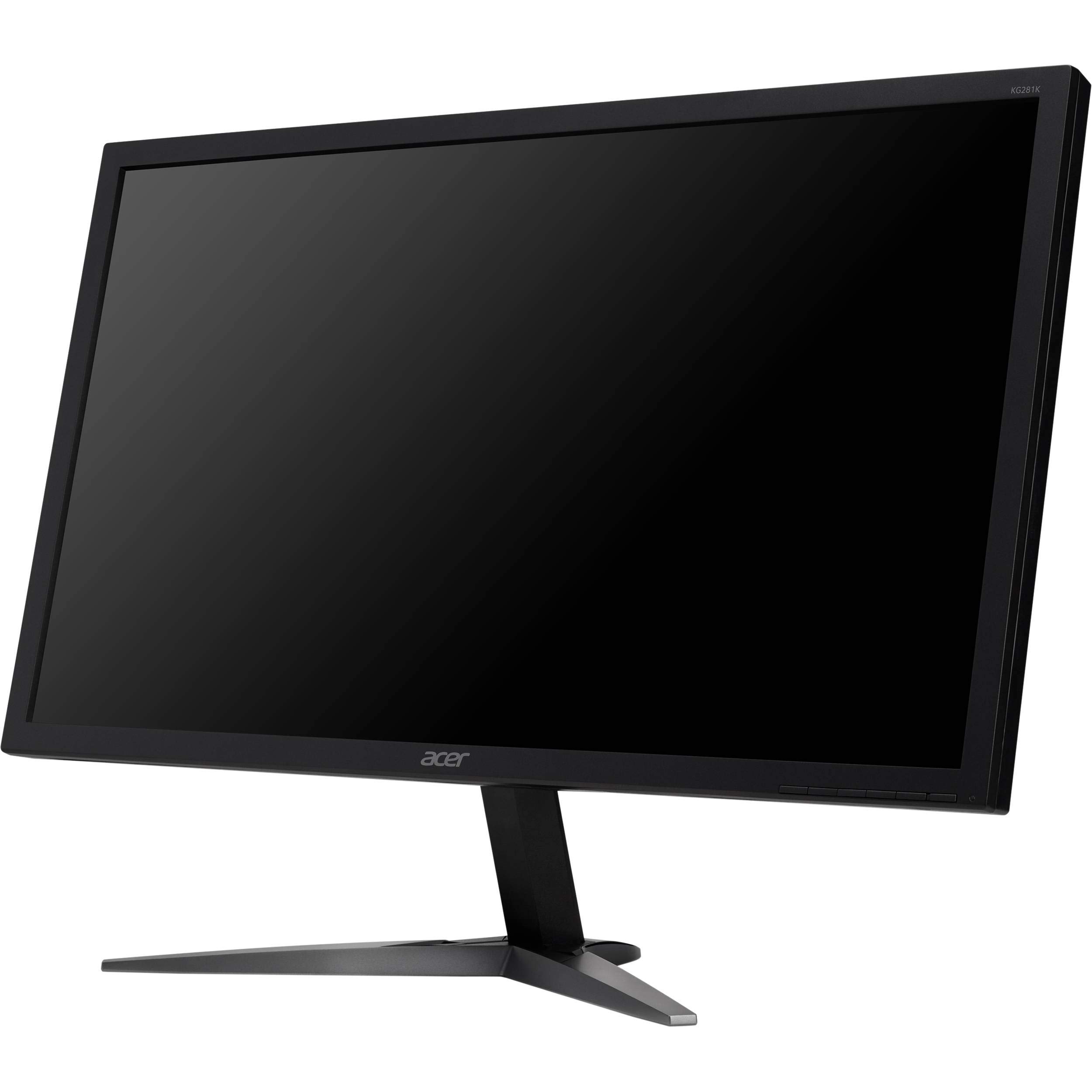 acer KG1 28" Widescreen LCD Monitor UHD 3840x2160 1ms GTG 60 Hz 330 Nit TN (Renewed)