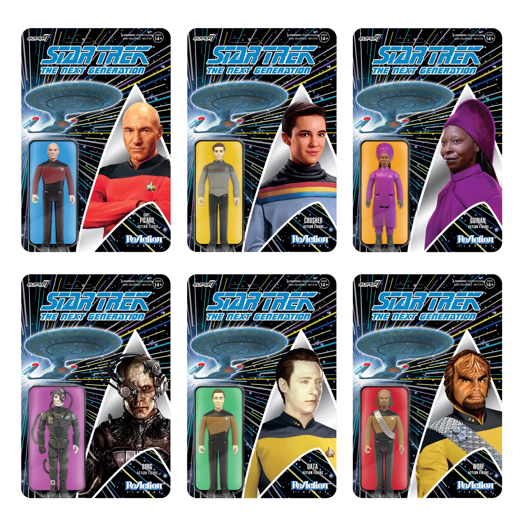Super7 Star Trek: The Next Generation Borg - 3.75" Star Trek Action Figure Classic TV Show Collectibles and Retro Toys