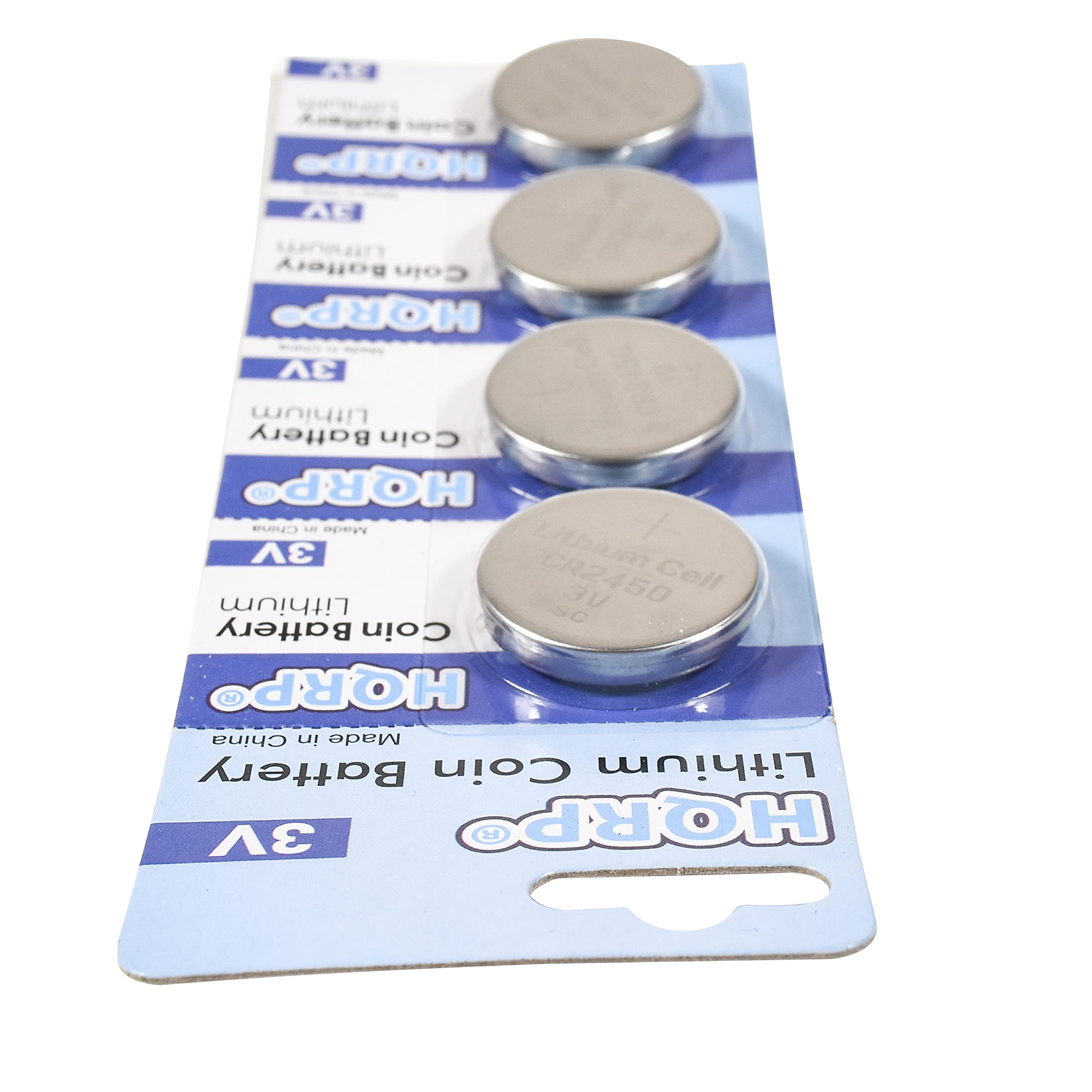 HQRP 4-Pack Lithium Battery Compatible with Ford Fusion 2017 2018 2019 17 18 19 HS7T-15K601-BC Key Fob