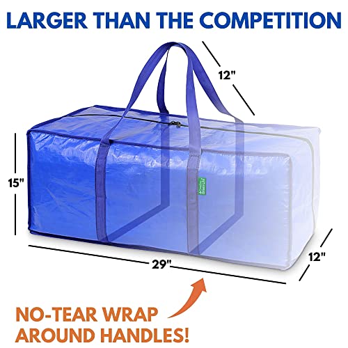 Creative Green Life Premium Quality Tote Bag Bundle (7-Bags) β Includes 3 Reusable Box Bags and 4 Moving Bags