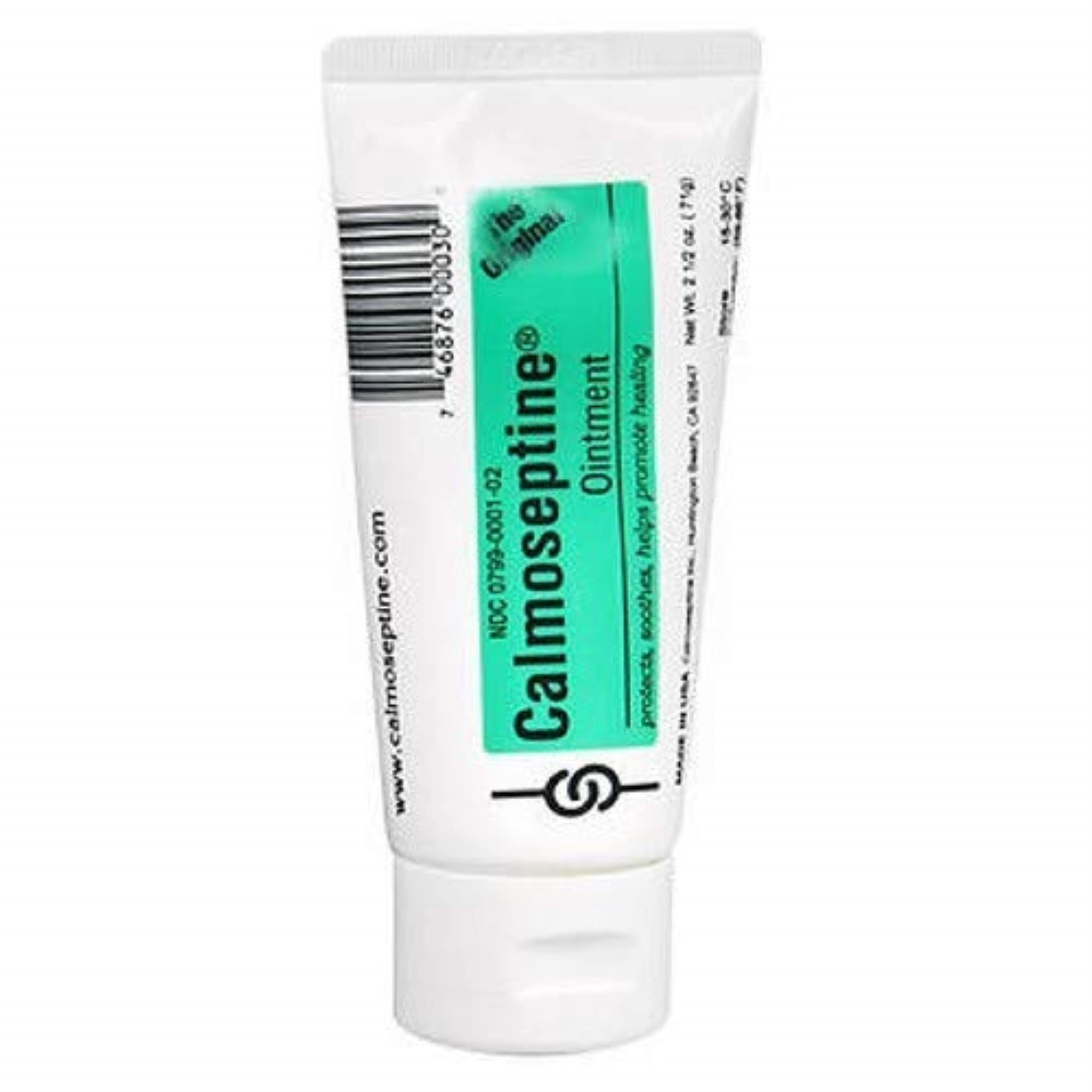 Calmoseptine Diaper Rash Ointment, 2.5 oz (Pack of 3), Moisturizing, Relieves Skin Irritation, Anti-Inflammatory, Ointment