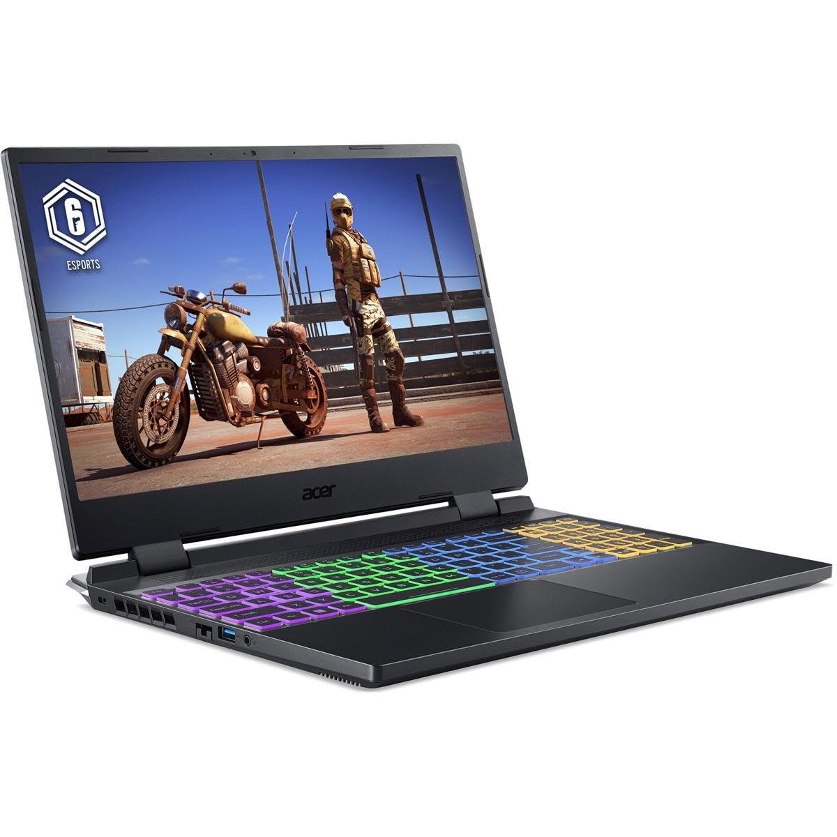 acer Nitro 5 AN515-58-56CH 15.6" Full HD 144Hz Gaming Laptop, Intel Core i5-12500H 2.5GHz, 16GB RAM, 512GB SSD, NVIDIA GeForce RTX 4050 6GB, Windows 11 Home, Obsidian Black