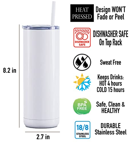 AVITO Personalized Radiologist Tumbler- Vacuum Insulated- 20 oz Tumbler with Closing Lid and Straw - Rad Tech Gift - Radiology Tech Gift
