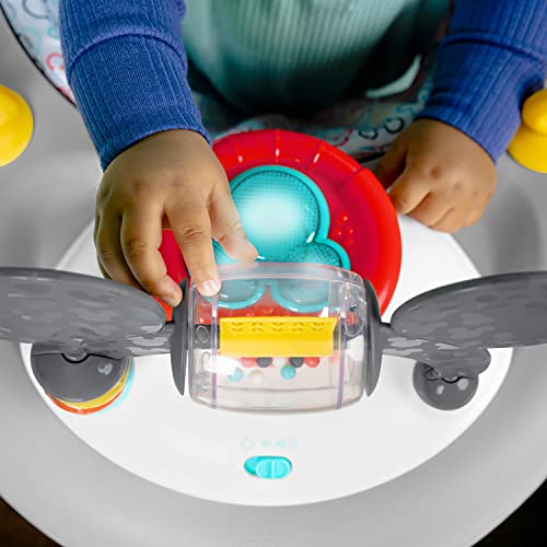 Bright Starts Disney Baby Mickey Mouse Original Bestie 2-in-1 Baby Activity Walker - Easy Fold Frame and Removable-Toy Station, 6 Months and up