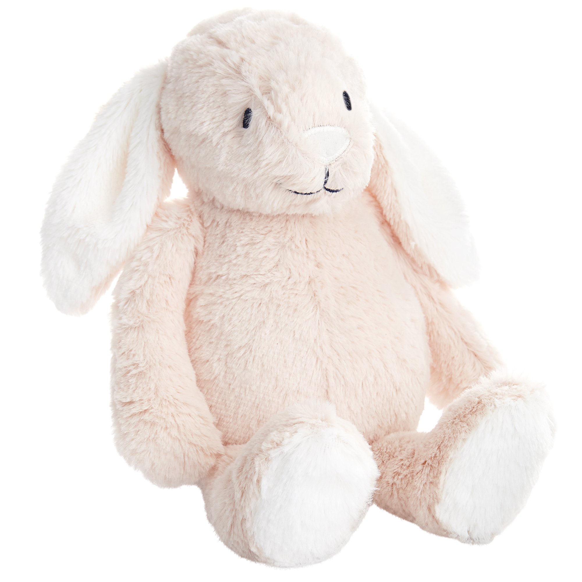 Ivanka Trump Wildflower Collection: 4pc Nursery Bedding Baby Crib Bedding Set - Pink/White/Navy Crib Bedding with Pink Plush Bunny