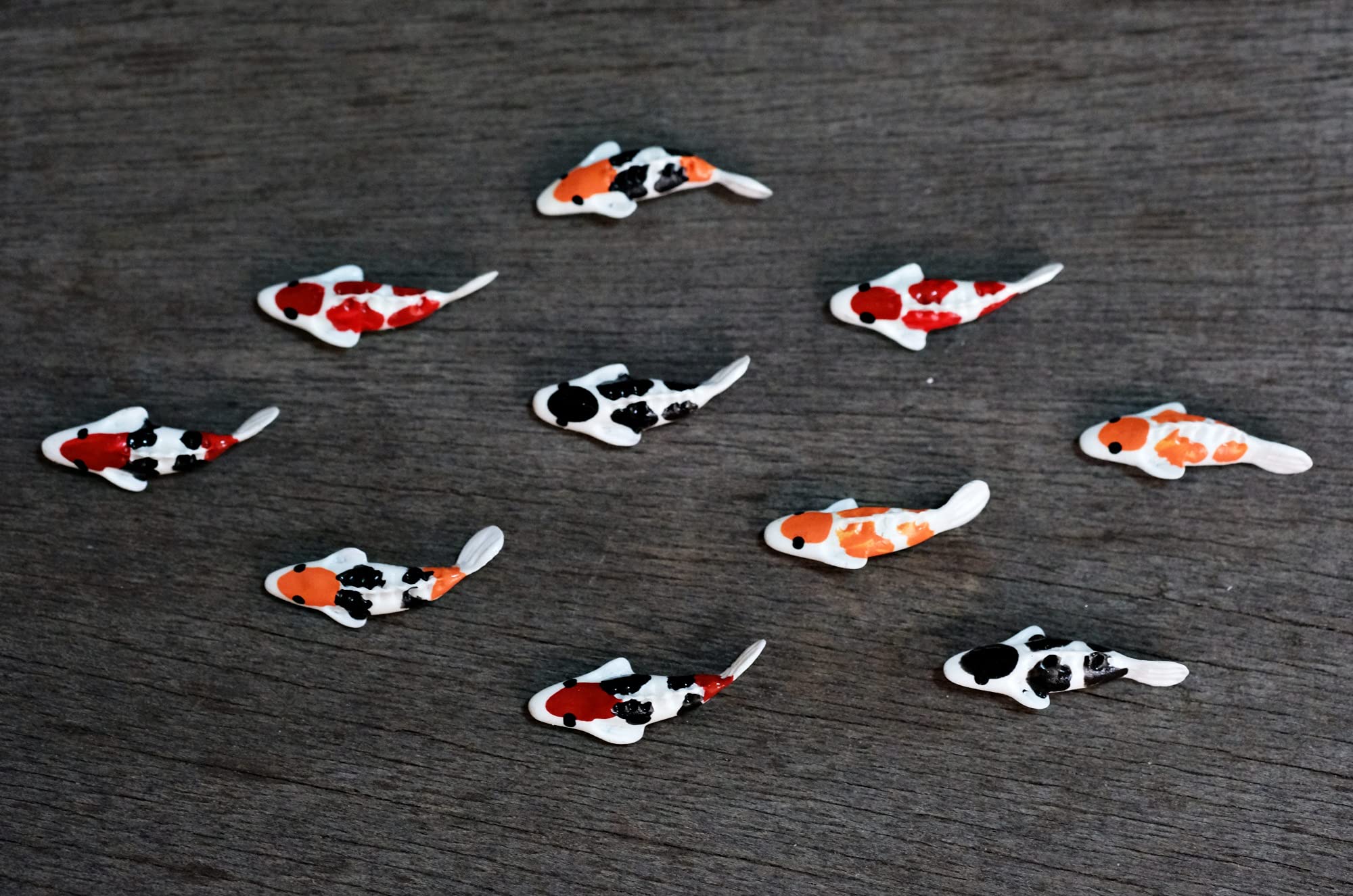 Buy Easy 10 Mix Colorful Koi Fish Fairy Garden Animal Dollhouse Miniature Docoration