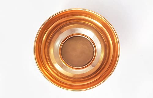 Alchemade Set of 2 Copper Ice Cream Bowls - 100% Pure Copper Bowls For Your Copper Kitchenware & Copper Dishware Collection - For Everyday Kitchen Use Or As A Metal Decorative Bowl