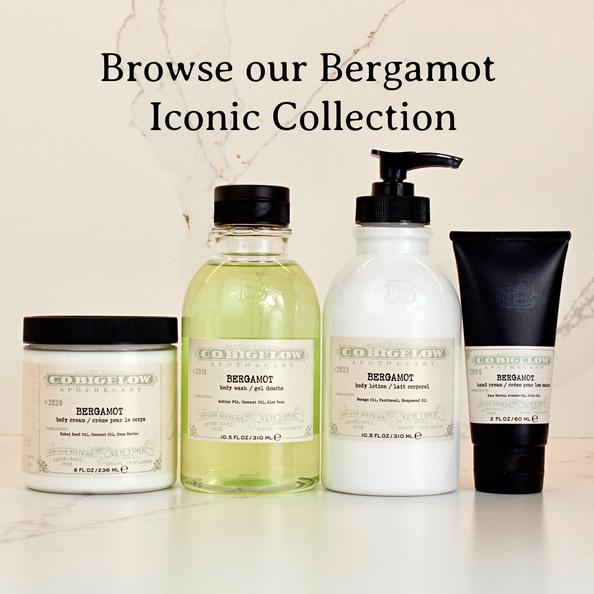 C.O. Bigelow Hand Wash, Bergamot Liquid Soap Iconic Collection Bergamot Hand Wash, 10.5 fl oz