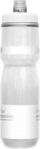 CamelBak Podium Chill Insulated Bike Water Bottle - Easy Squeeze Bottle - Fits Most Bike Cages - 24oz, Reflective Ghost