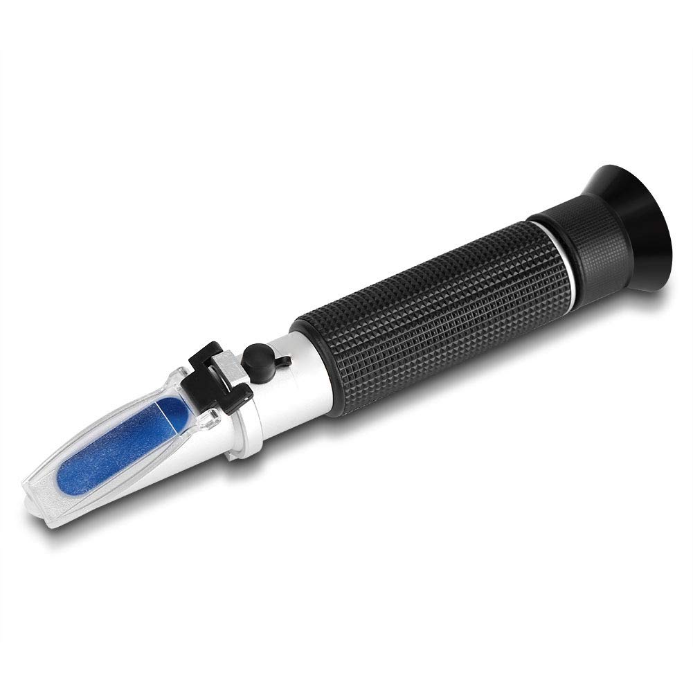 Alcohol Refractometer for Spirit Alcohol Volume Percent 0-80% Measurement, Hand Refractometer Alcohol Content Tester Meter, for Measuring Sugar Distilled Beverages Whiskey Brandy Wine
