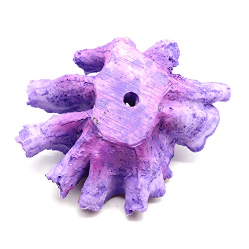 Besimple Aquarium Coral Ornaments Decor Fish Tank Plants Decoration for Aquarium Landscape,Purple