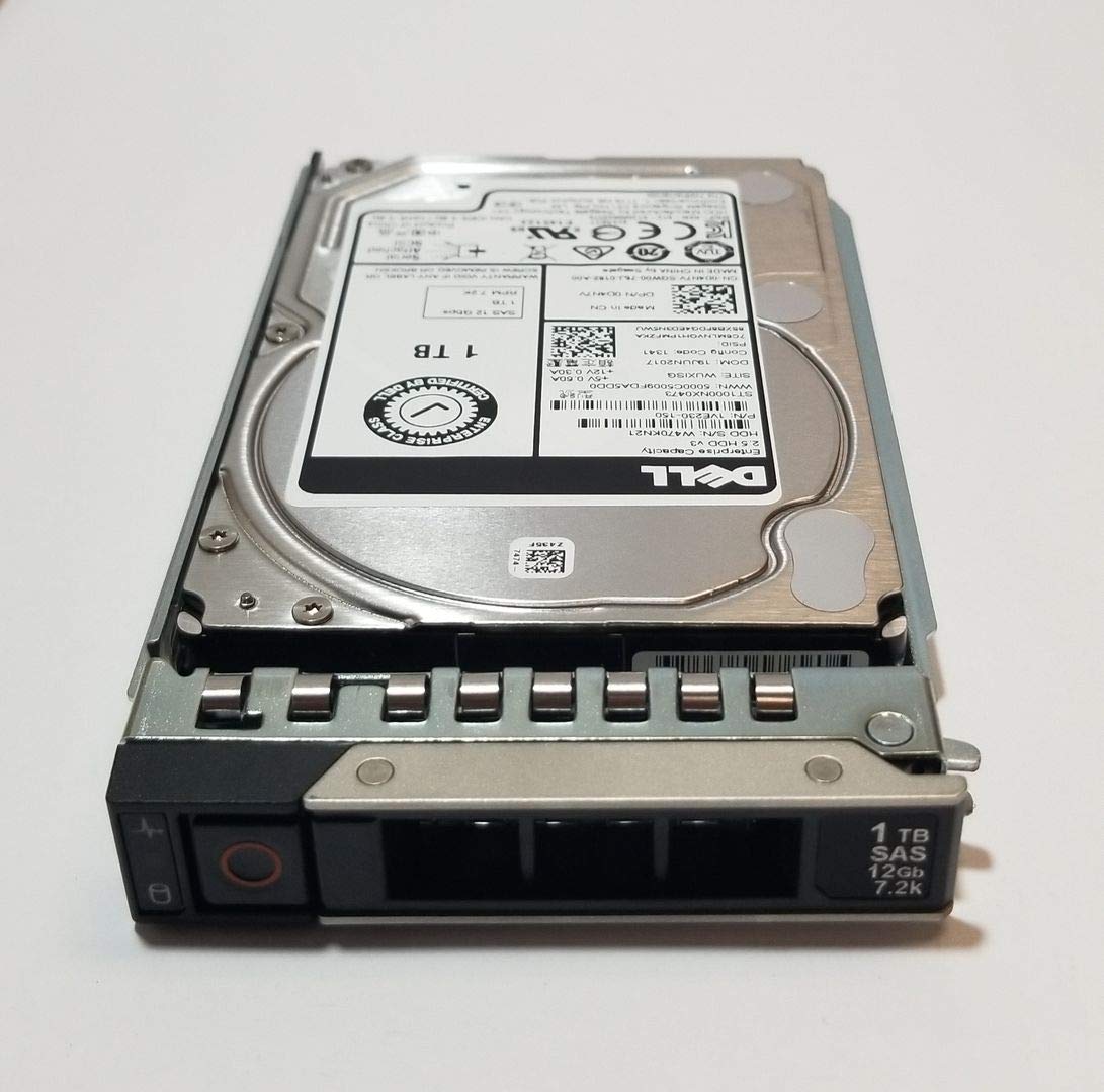 Seagate 1TB HDD 7.2K RPM 2.5" 12Gb/s SAS Hard Disk Drive Model: ST1000NX0473 DP/N: D4N7V