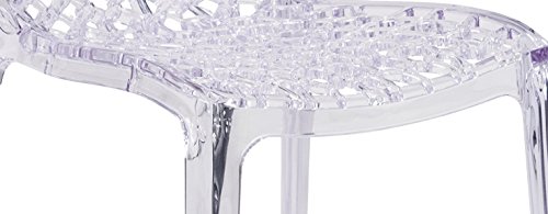 Flash Furniture Vision Series Transparent Stacking Side Chair