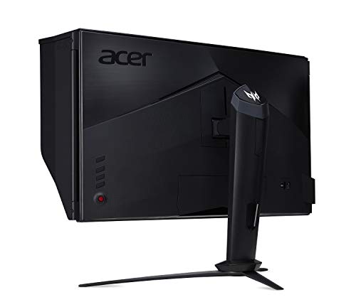 Acer Predator XB273K Gpbmiipprzx 27" UHD (3840 x 2160) IPS NVIDIA G-SYNC Compatible Monitor with VESA Certified DisplayHDR 400, Quantum Dot, 144Hz, DCI-P3, Delta E<1 (Display Port & HDMI Port), Black