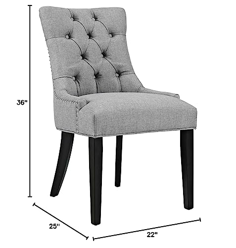America Luxury - Chairs Modern Contemporary Urban Design Kitchen Room Dining Chair, Grey Gray, Fabric