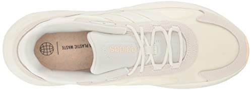 adidas Women's Ozelle Running Shoe, Cloud White/Cloud White/FTWR White, 8