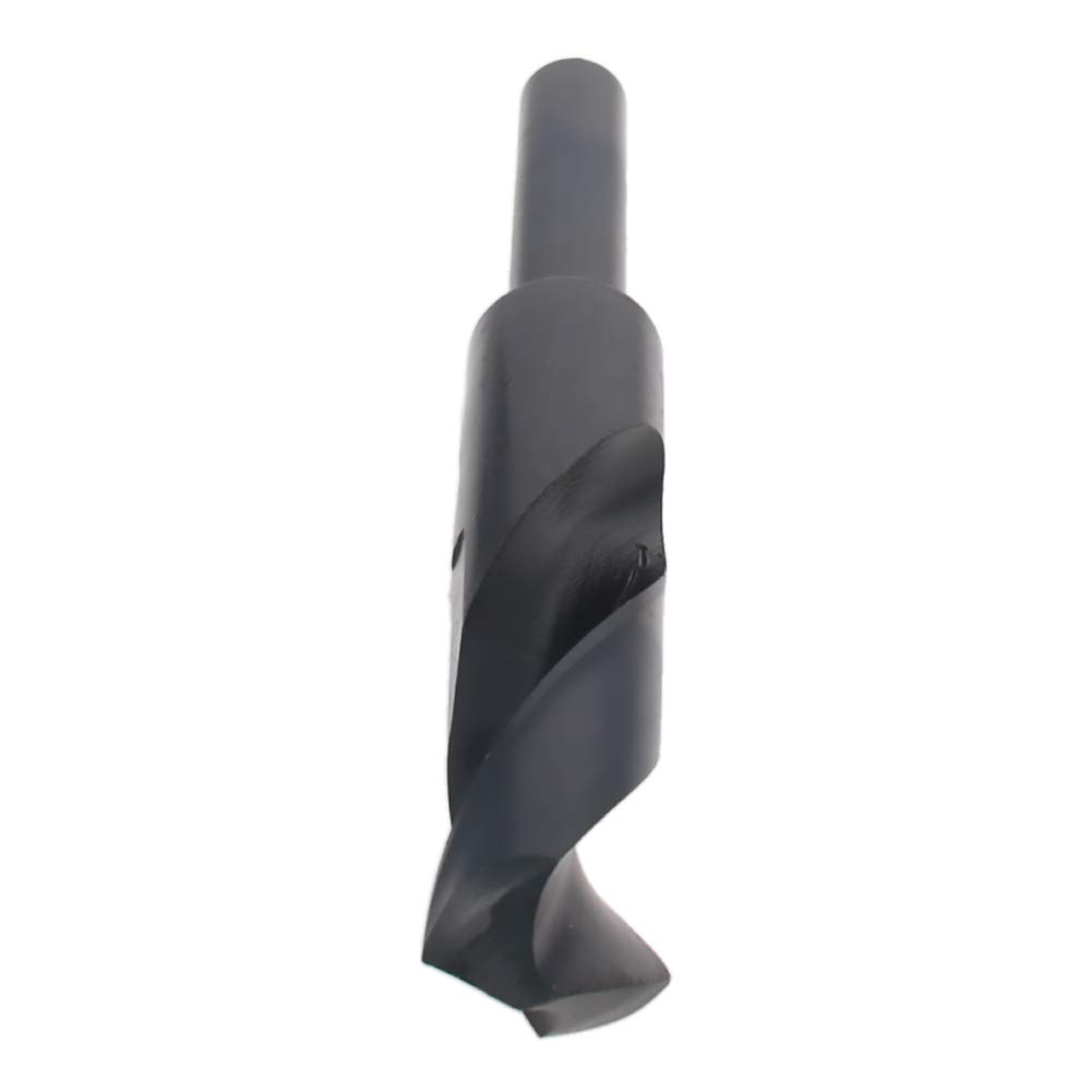 Utoolmart 20.5mm Reduced Shank Drill Bit HSS 6542 Black Oxide with 1/2 Inch Straight Shank 1pcs