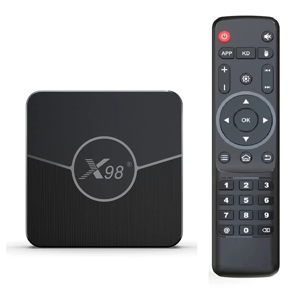 Android 11.0 TV Box,X98 Plus Amlogic S905W2 Quad Core X96 Plus Upgraded RAM 2GB ROM 16GB Dual WiFi 2.4G/5.8G BT4.2 4K 6K AV1 Home Smart Media Player Set top Box