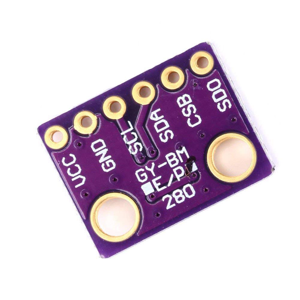 AOICRIE BME280 Compatible with BMP280 Digital 5V Temperature Humidity Sensor Atmospheric Barometric Pressure Board IIC I2C Breakout for Arduino