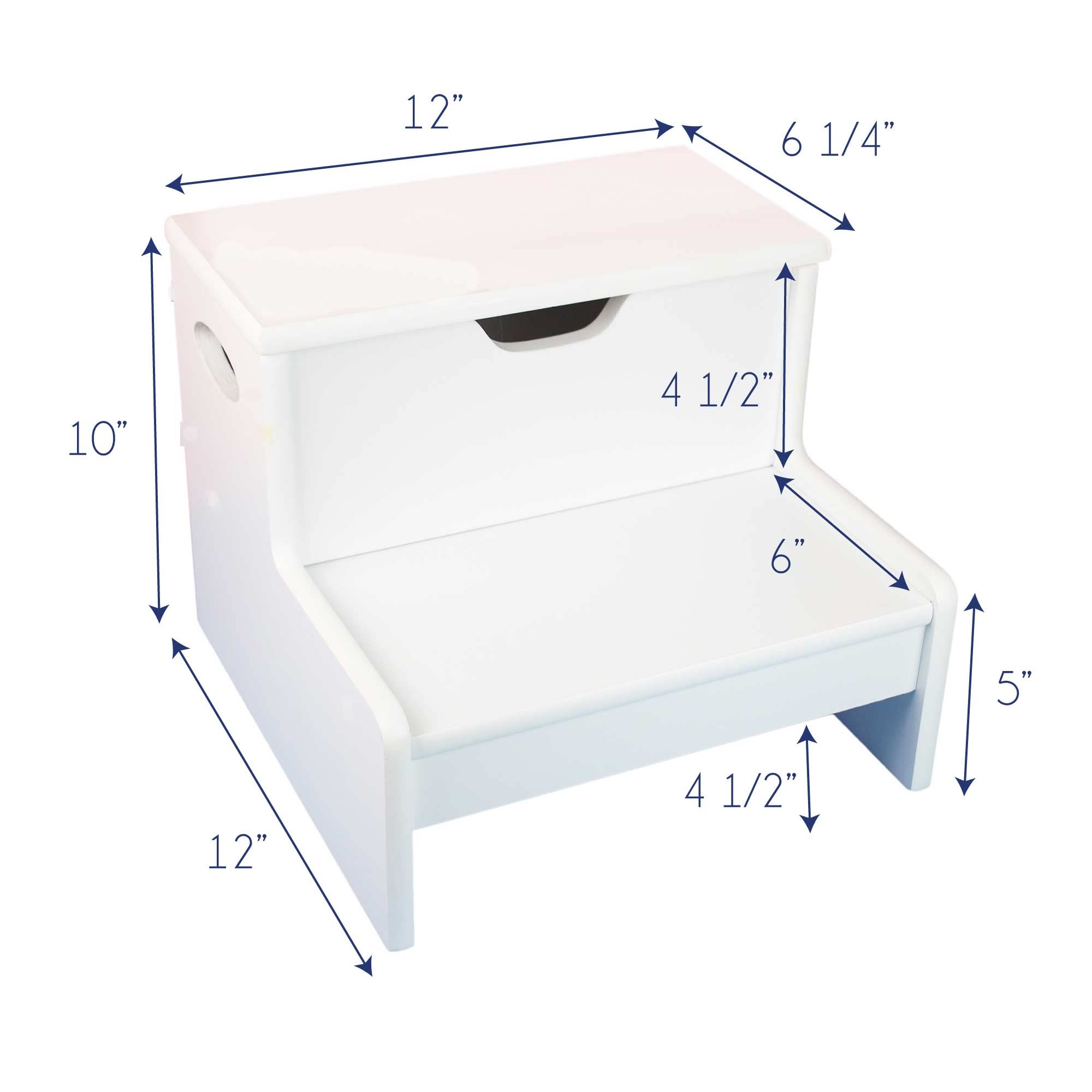 Personalized Boys Storage Step Stool (Sharks)