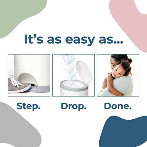 Dekor Classic Diaper Pail Biodegradable Refills | 2 Count | Most Economical Refill System | Quick and Simple to Replace | No Preset Bag Size โ Use Only What You Need | Exclusive End-of-Liner Marking