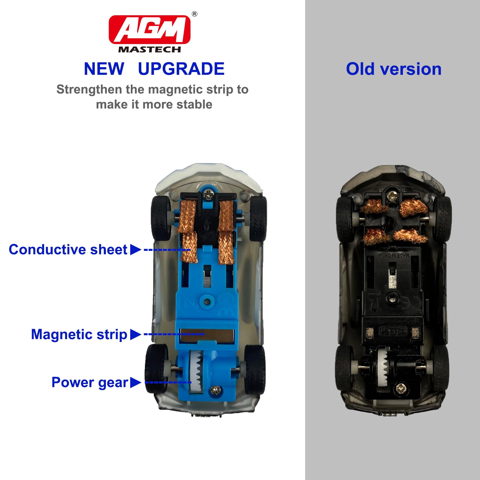 AGM MASTECH MR Seriers 1:64 HO Scale Slot Car Bugatti Divo,MR-C74