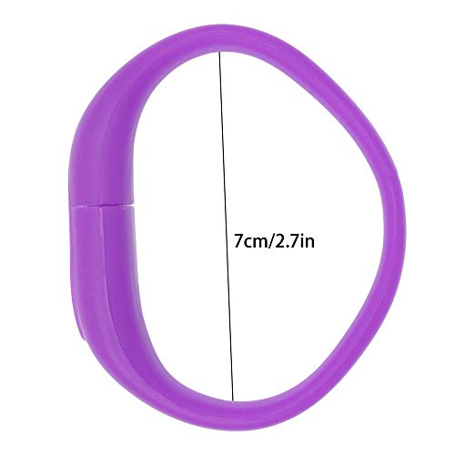 Flash Drive 64GB USB 3.0 Wristband Thumb Drive, Kepmem Soft Memory Sticks 64 GB Silicon Jump Drive, Black Bracelet Pendrive Data Storage Gift