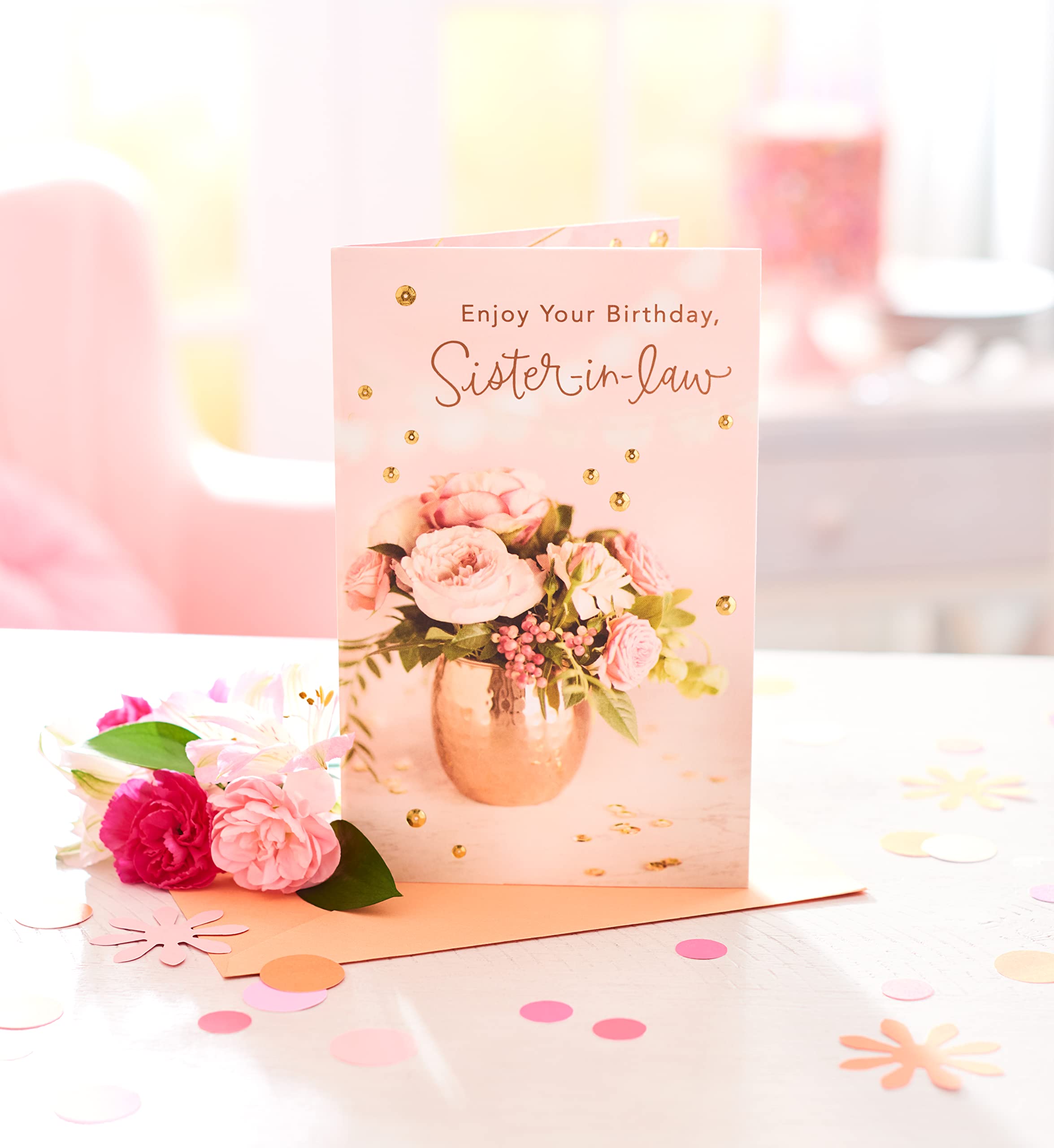 American Greetings Birthday Card for Sister-In-Law (Flower Arrangement)