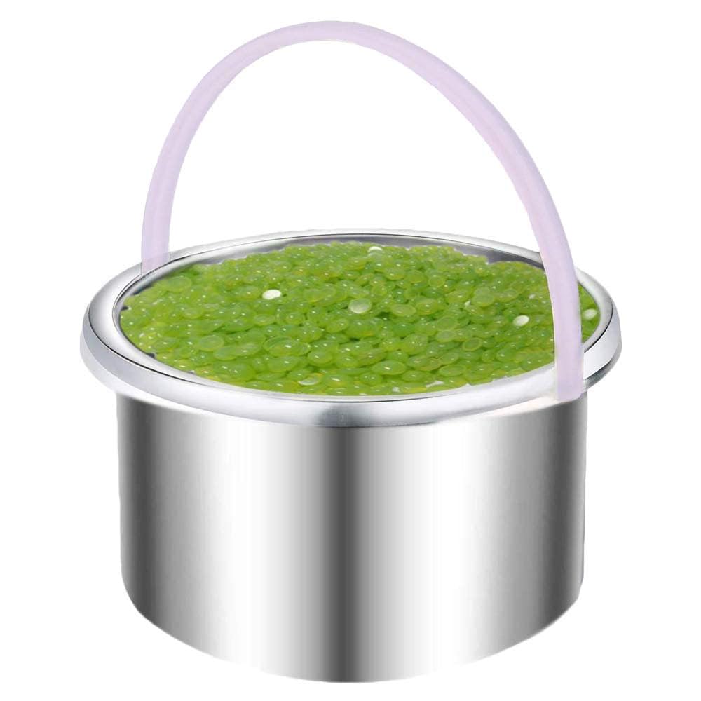 FIGHTART wax pot replacement for wax warmer liner aluminum inner pot tin container 14oz hair removal remover waxing
