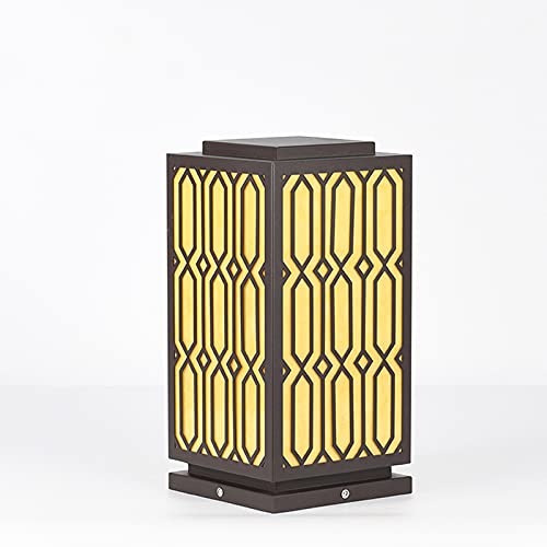 Enlylyog Lawn Lamp Outdoor Home Park Lawn Lamp Waterproof Villa Courtyard Lamp Garden Community Decoration Outdoor Landscape Lamp Hotel Column Head Lamp