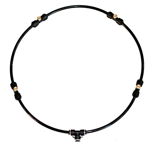 AZCOOLMIST Misting Fan Ring 12" 4 Nozzle Made in USA