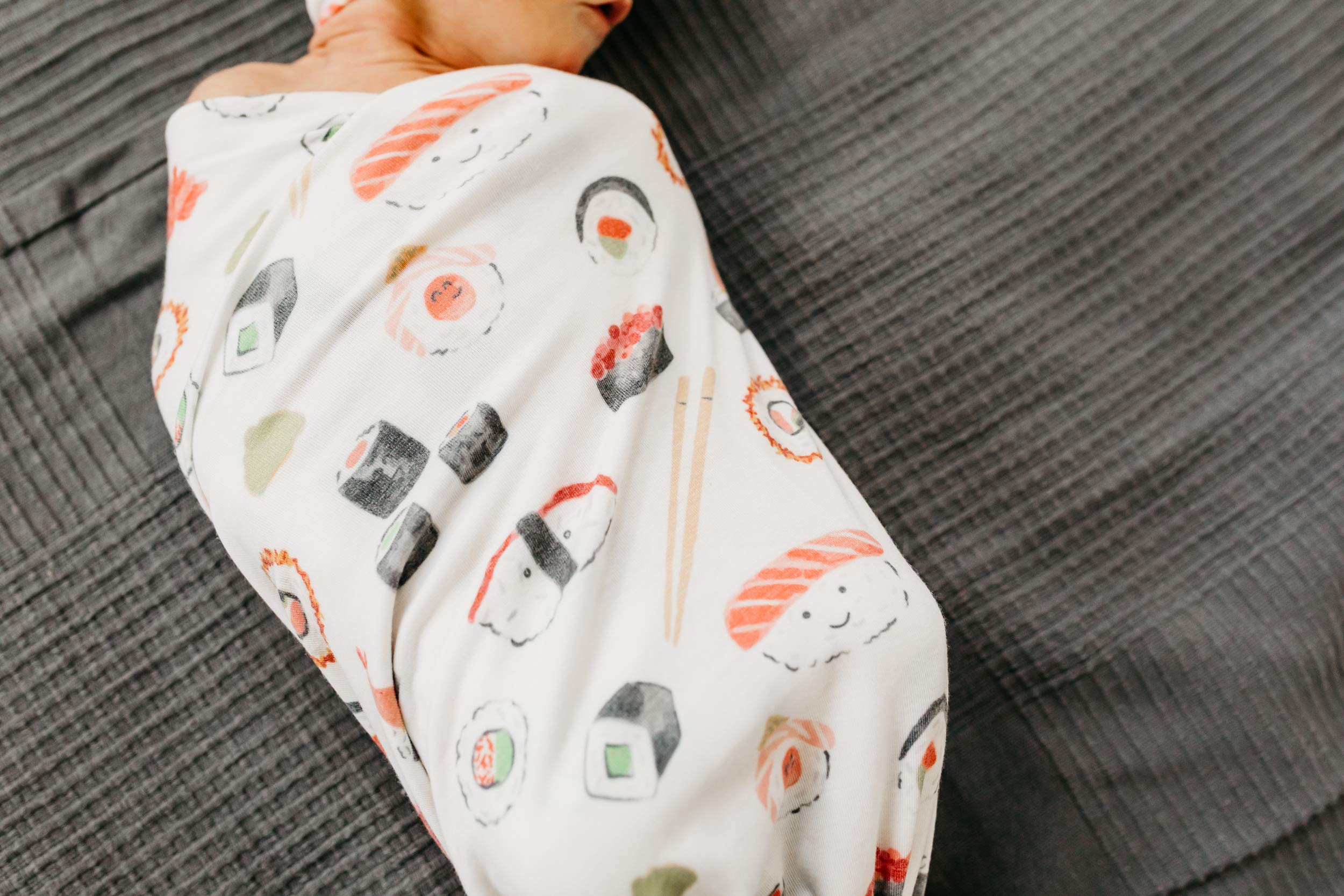 Large Premium Knit Baby Swaddle Receiving Blanket "Baja" by Copper Pearl