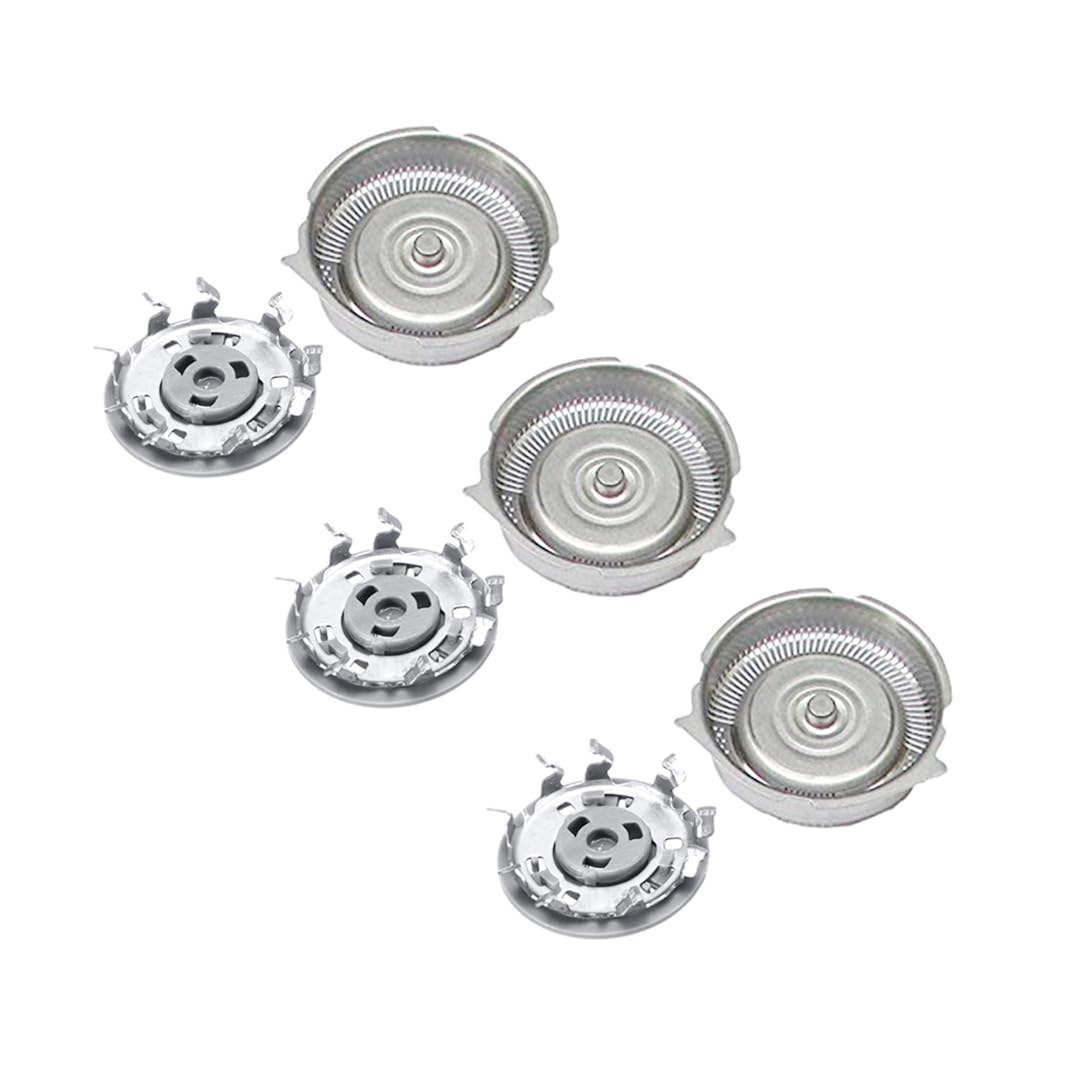 FLN SH50/52 Replacement Heads for Series 5000, Razor Blades Lift and Cut Sharp No Pulling Hair Shaver Heads Easy Install