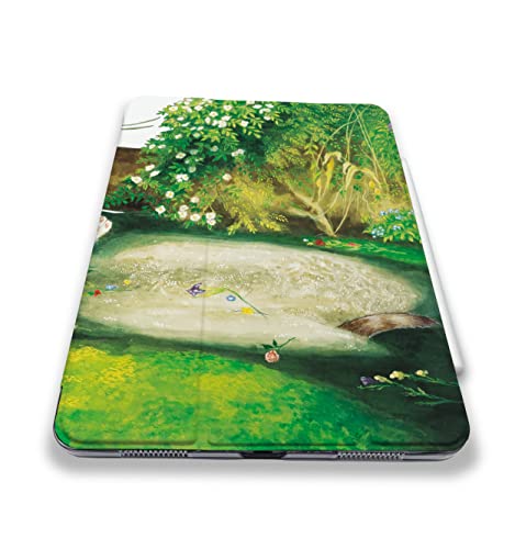 Cute Cat in Classical Art Pattern Case Compatible with All Generations iPad Air Pro Mini 5 6 11 inch 12.9 10.9 10.2 9.7 7.9 Plastic Fabric Cover Slim Smart Stand SN1073 (8.3" Mini 6th gen)
