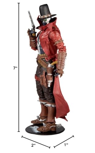 McFarlane Toys - Spawn Gunslinger 7" Action Figure with Gatling Gun and Accessories